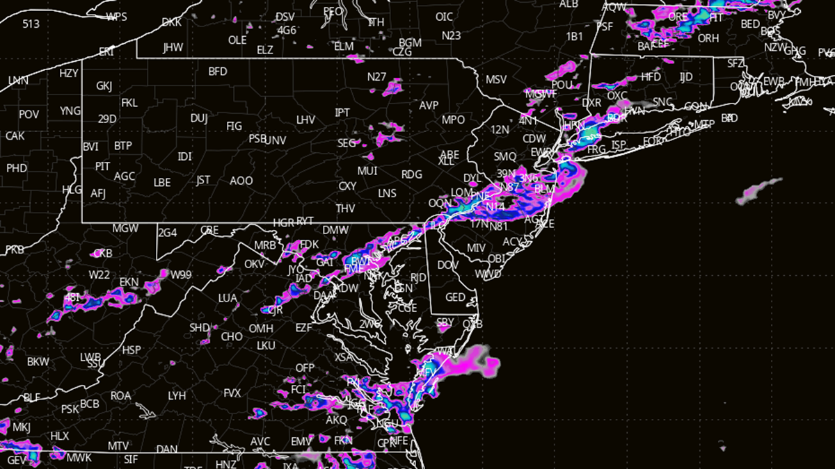 Final Stormfront Moving Through Now