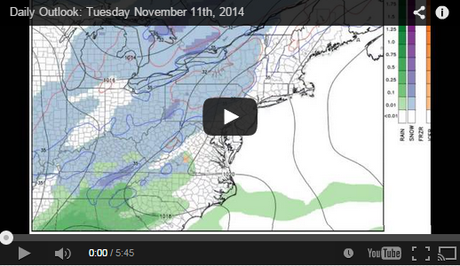 Nov 12: Wednesday NJ Forecast Video | WeatherNJ.com